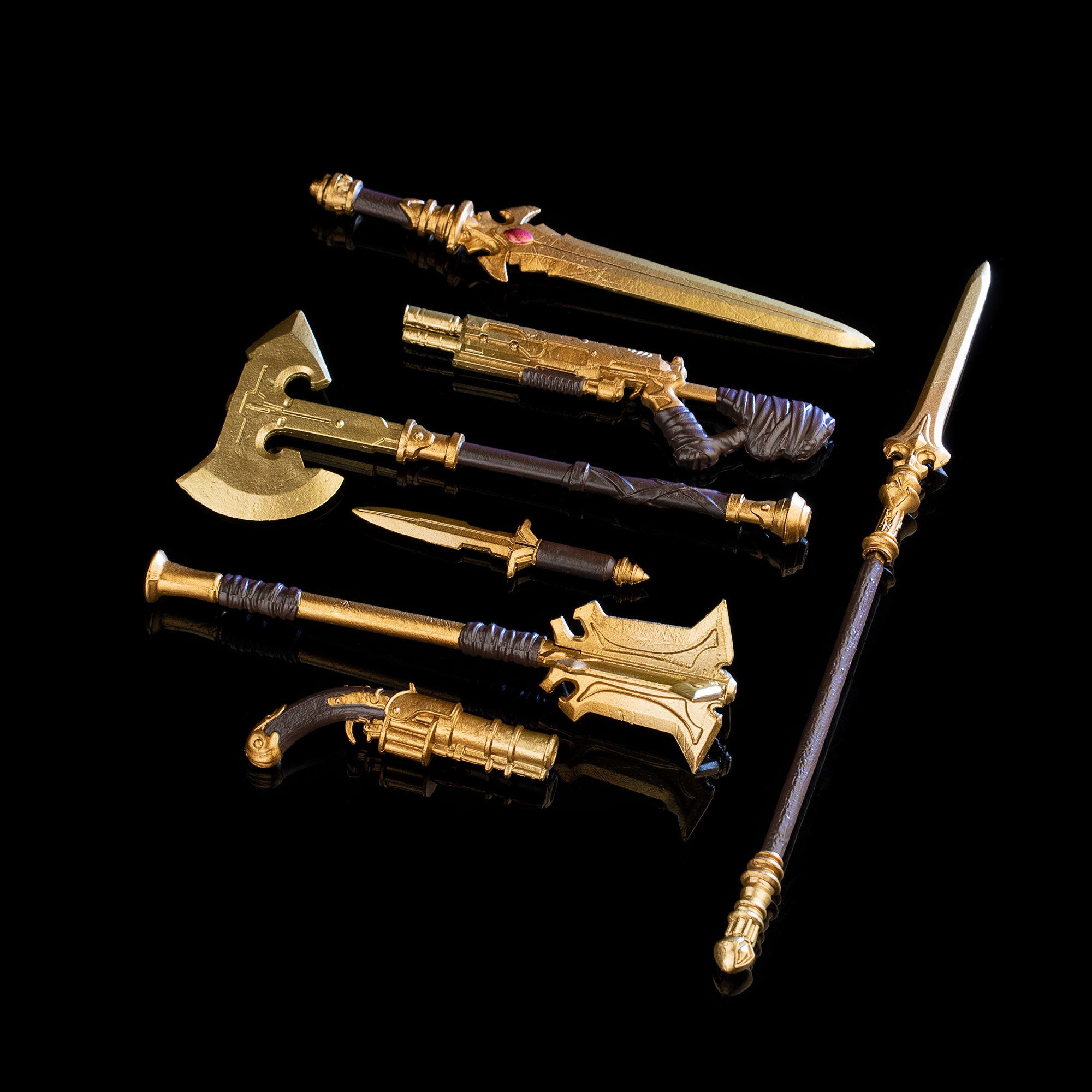 PRIMAL ACCESSORIES - GOLD WEAPON SET – Speroshop